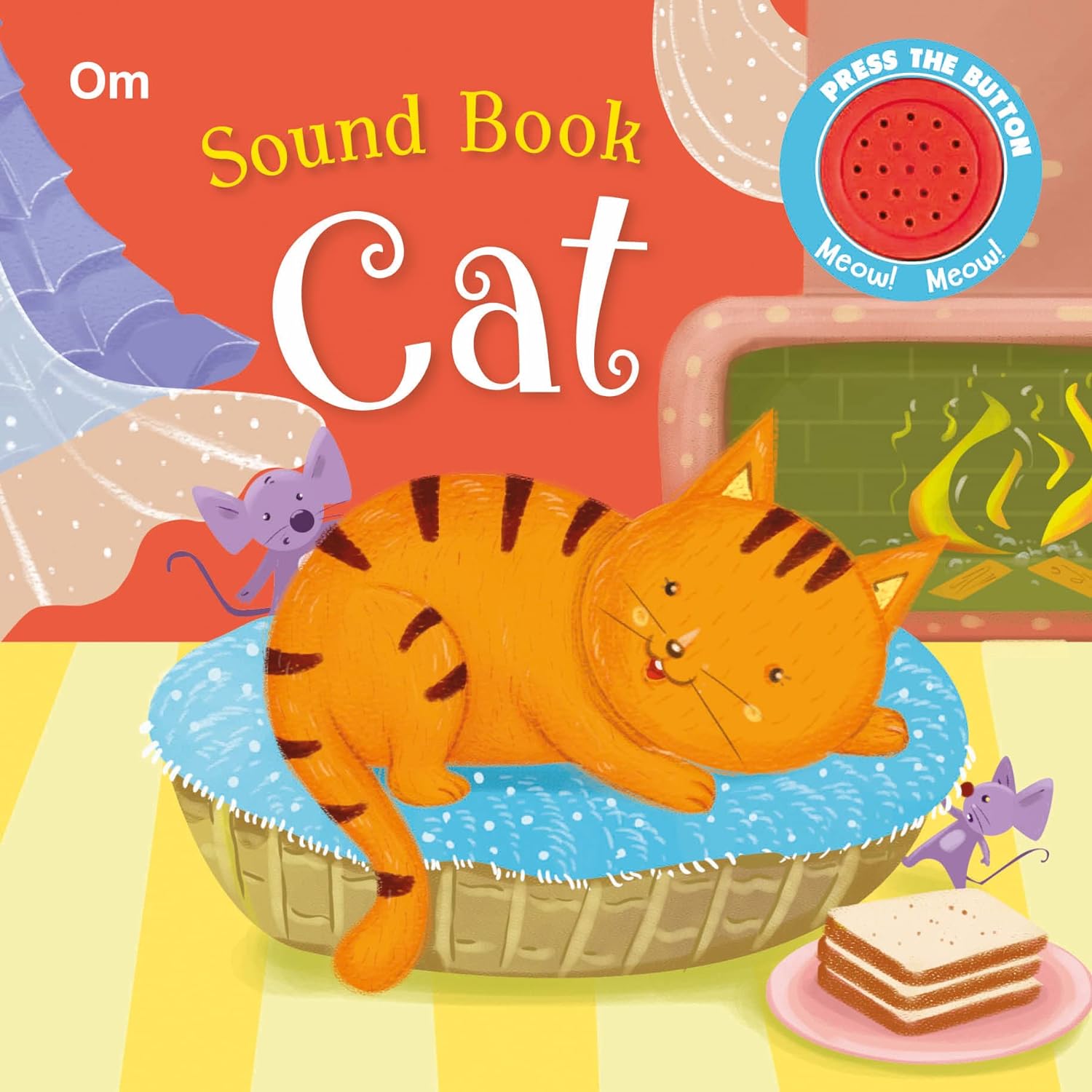 Sound Book Cat Board book for children sound book Sound Book Series